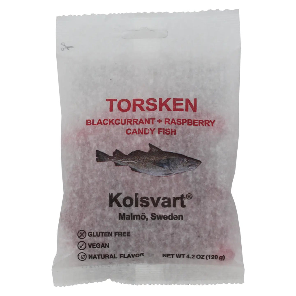 Raspberry and Blackcurrant Swedish Fish – Iris & Stout